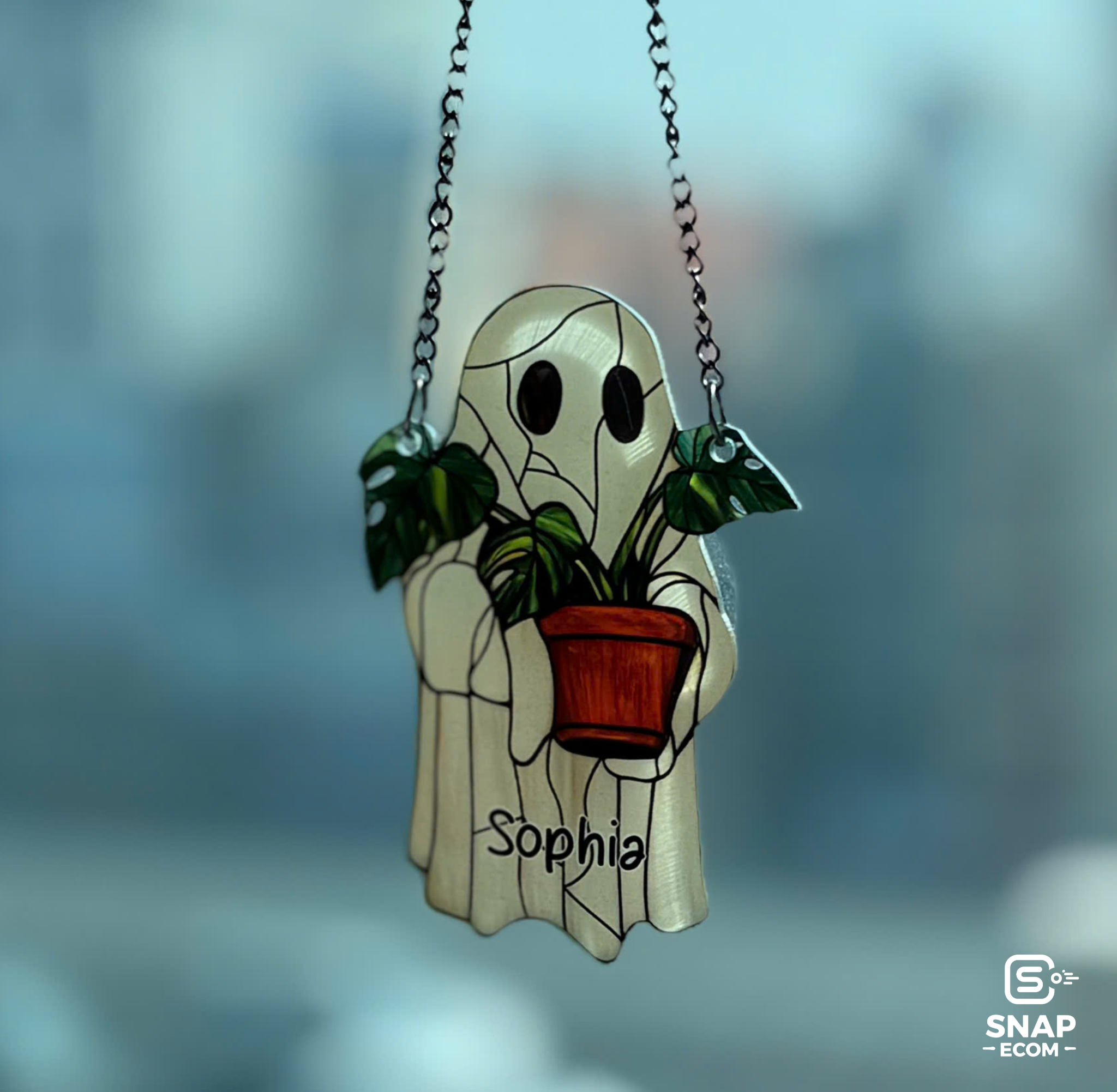 Personalized Ghost Plan Suncatcher 1 layer